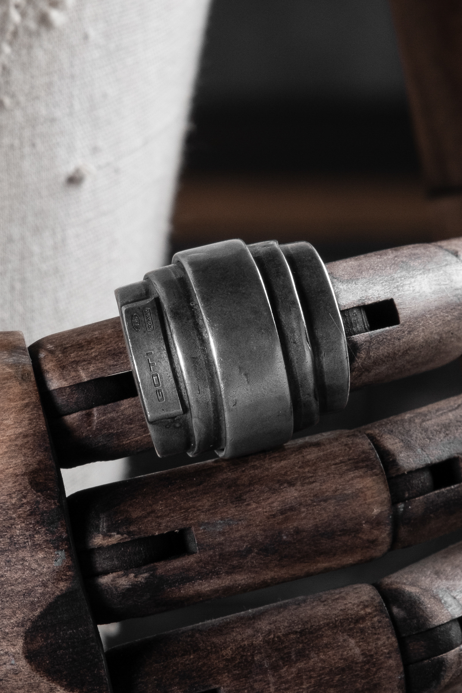 GOTI AN503 Three-Layer Ring | Elixirgallery