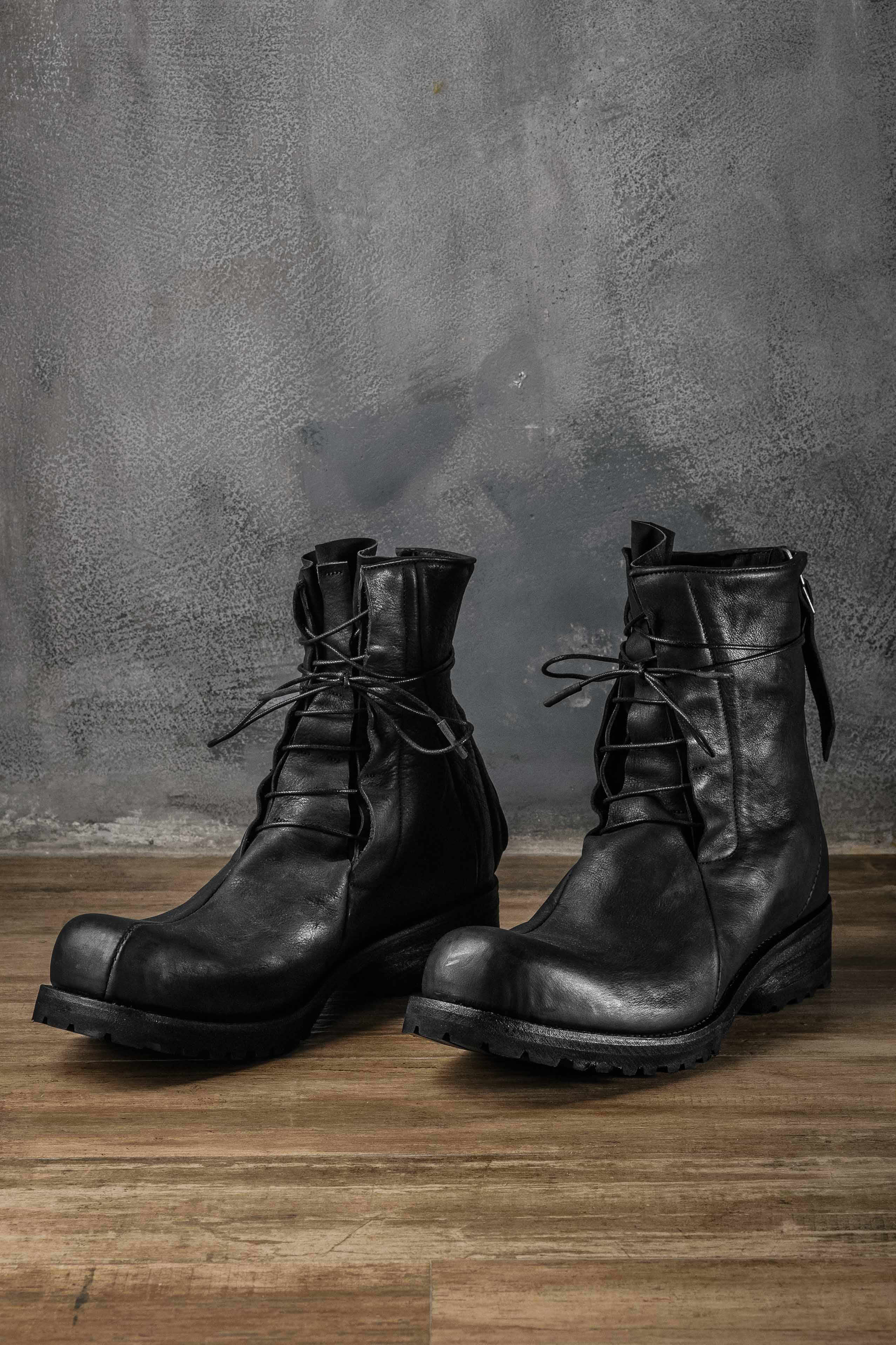 Leon Emanuel Blanck Distortion Short Combat Boots in color Black ...