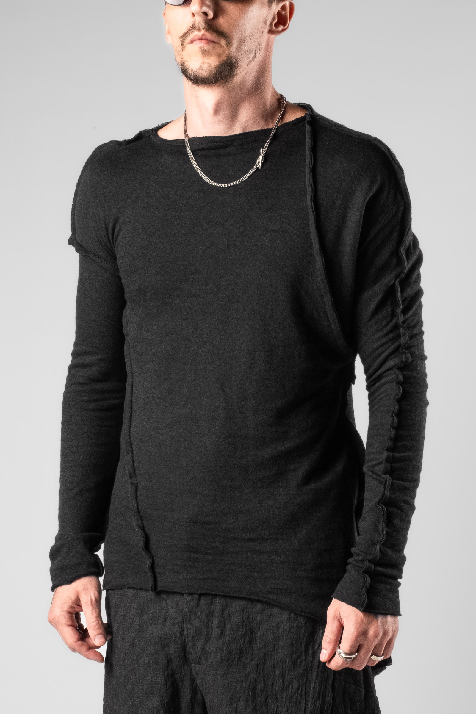 Alessandra Marchi ELIXIR X ANNIVERSARY Exposed Seams Sweater in color ...
