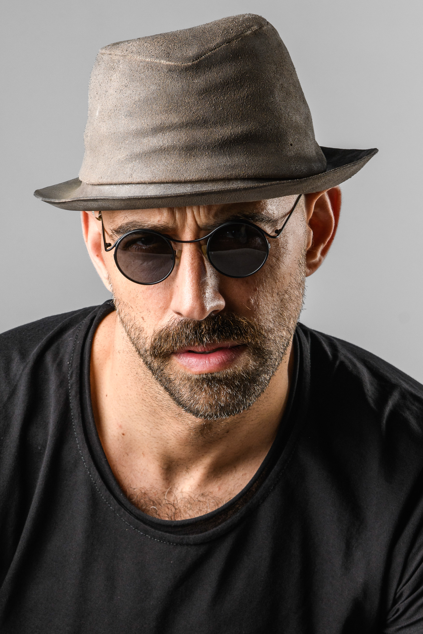 Layer-0 Leather Hat | Elixirgallery