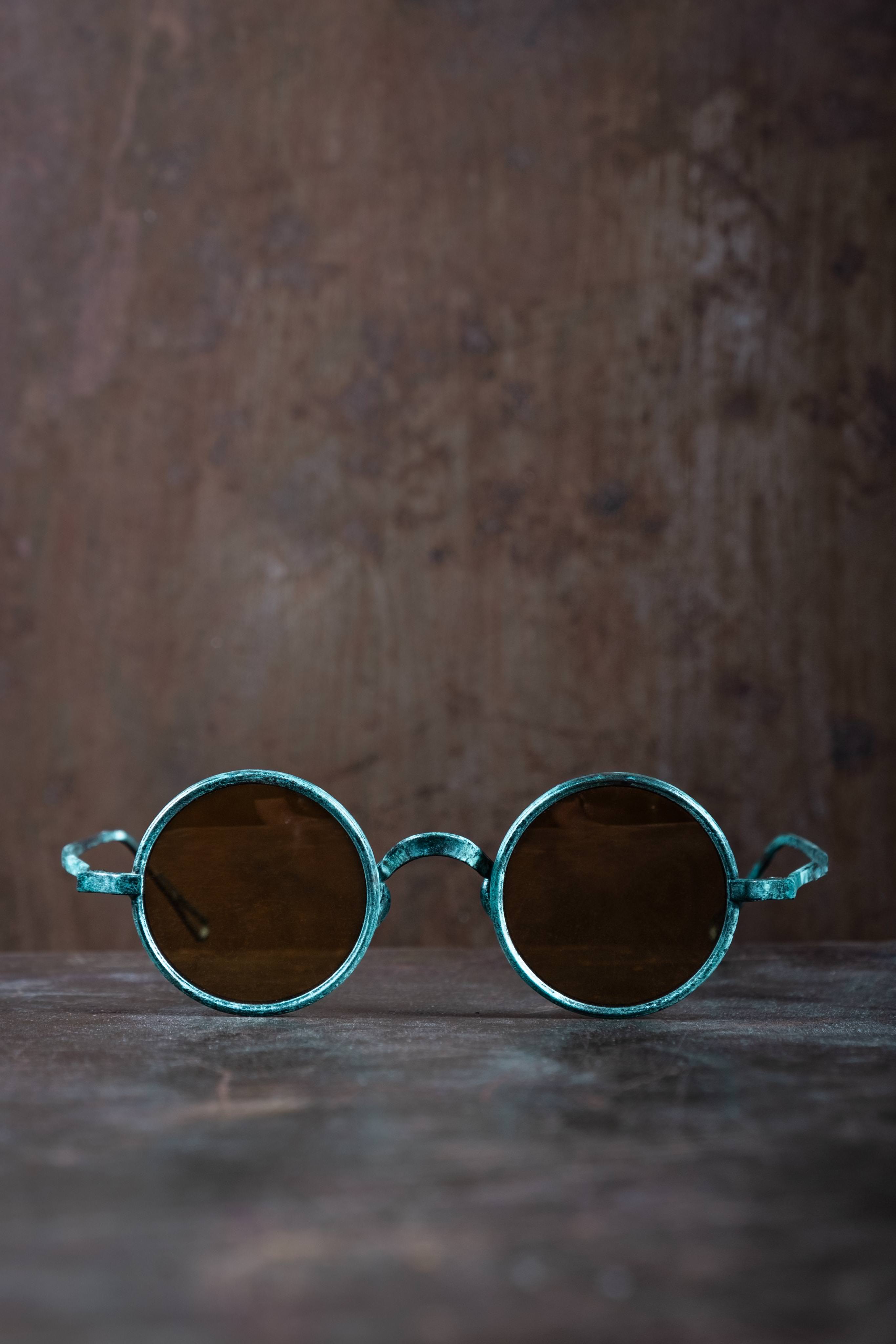 Rigards RG0UW3 Uma Wang Collaboration Jade Copper Sunglasses ...